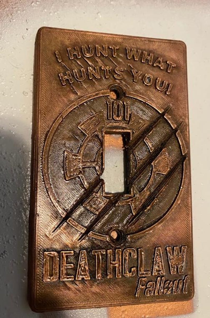 NEW RELEASE! Deathclaw Fallout Light Switch Cover – Single Toggle ...