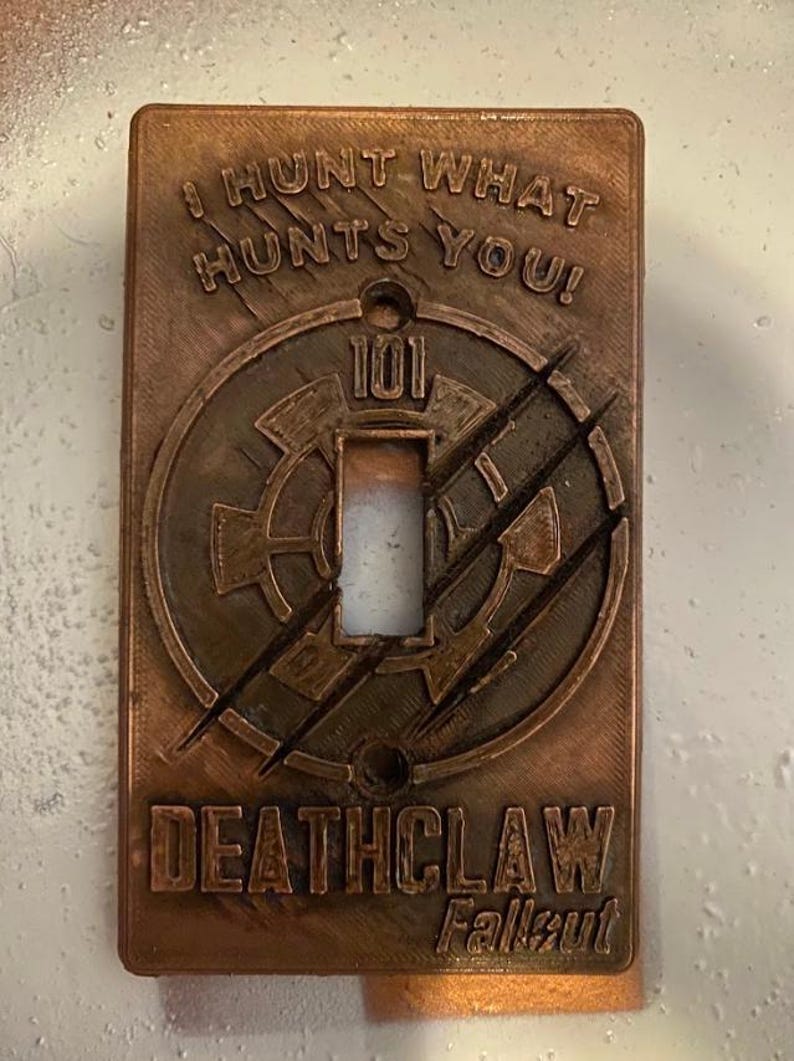 NEW RELEASE! Deathclaw Fallout Light Switch Cover – Single Toggle ...