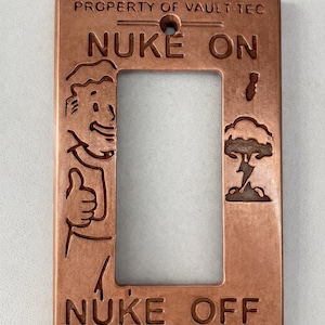 Fallout Light Switch Cover – Single & Double Toggle Options – Vault-tec ...