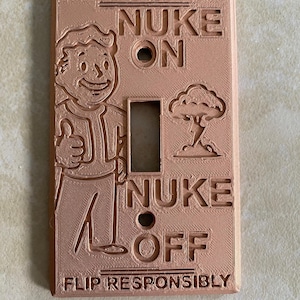 Fallout Light Switch Cover – Single & Double Toggle Options – Vault-tec ...