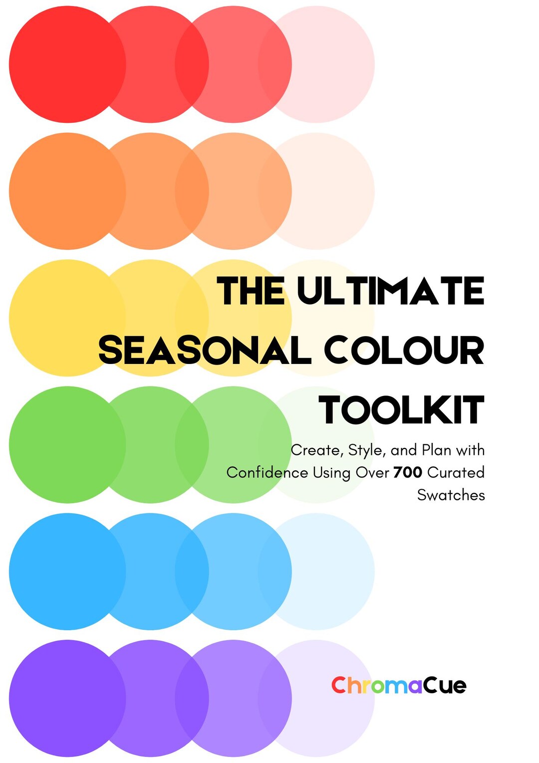 Seasonal Color Palette Toolkit: Color Analysis + Project Planner (PDF ...