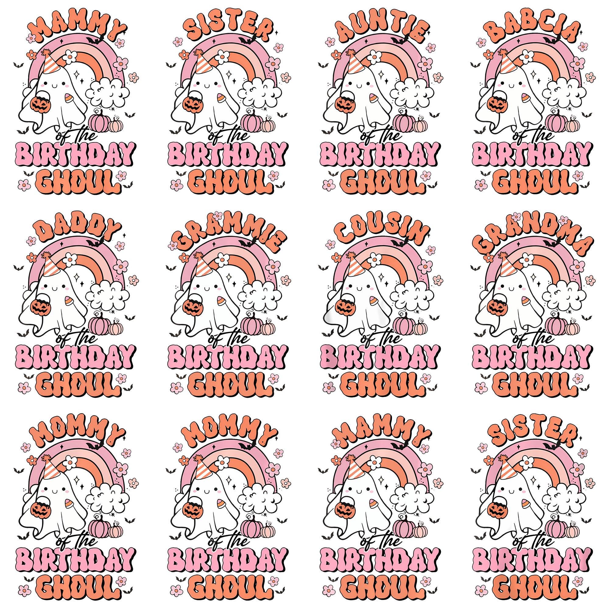 It’s My Birthday Ghoul PNG, Funny Halloween Birthday Png, Matching ...