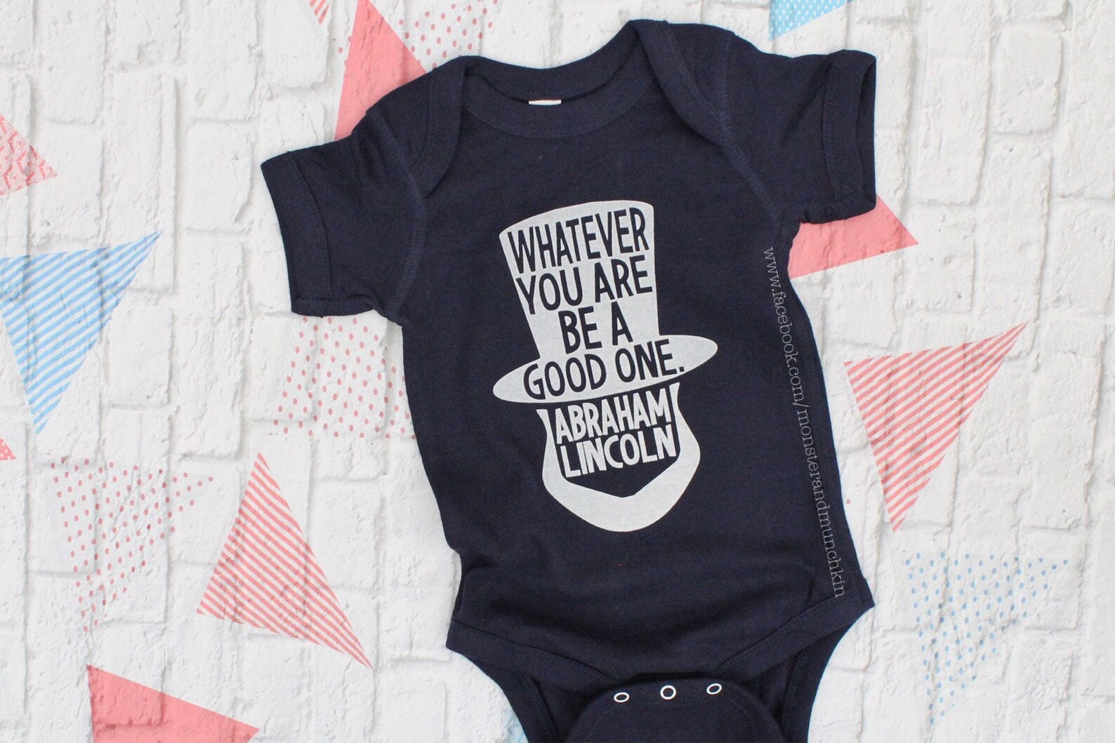 Abraham Lincoln Baby Outfit Abraham Lincoln Bodysuit Lincoln - Etsy