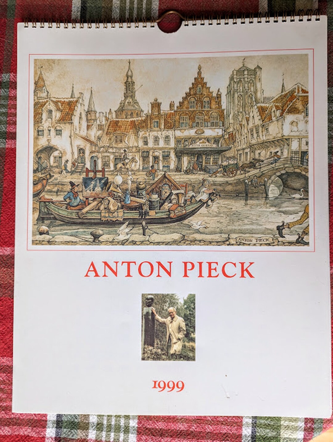 SALE! Anton Pieck 20% off VINTAGE Art Calendar 1999 Authorized Art ...