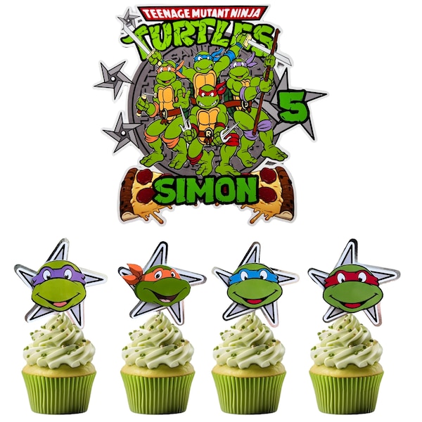 Turtle Cake Topper - Etsy