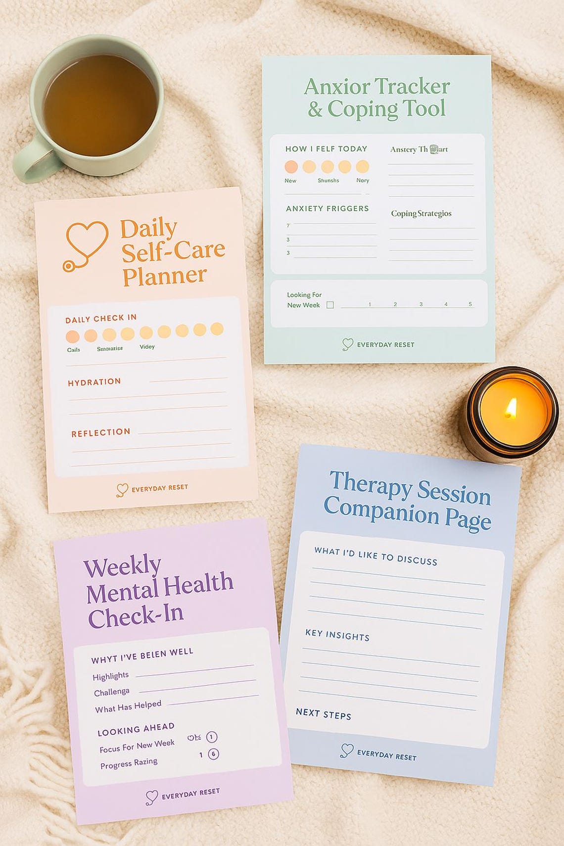 Weekly Mental Health Check In - Etsy