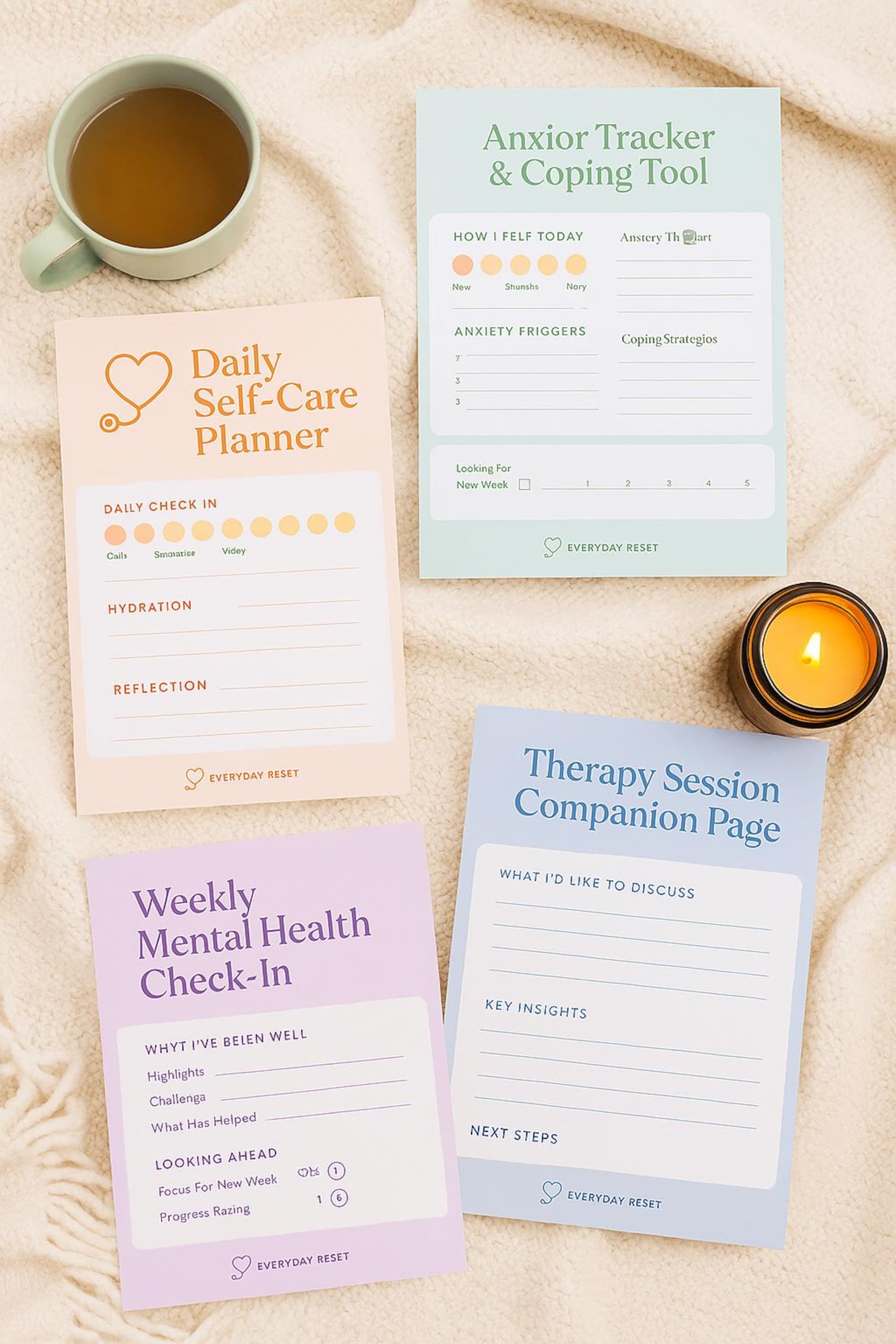 Weekly Mental Health Check In - Etsy
