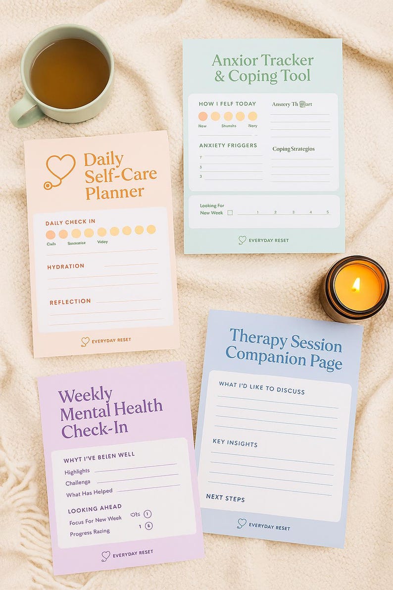 Weekly Mental Health Check In - Etsy