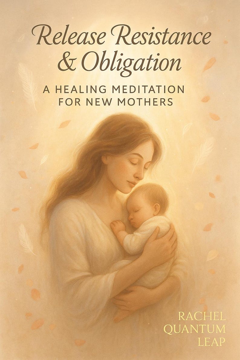 Release Resistance & Obligation – A Healing Meditation for New Mothers ...