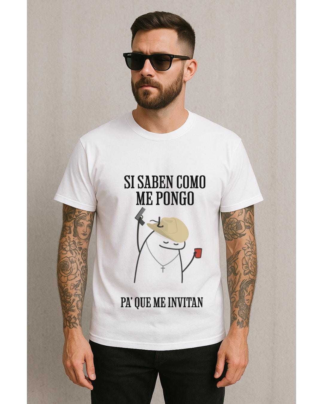 Funny Spanish Drinking Shirt – Si Saben Como Me Pongo Pa’ Que Me ...