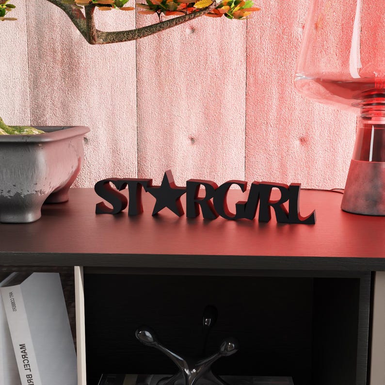 Stargirl Sign Stockholm Style Room Decor Y2K City Girl Chic Fashion ...