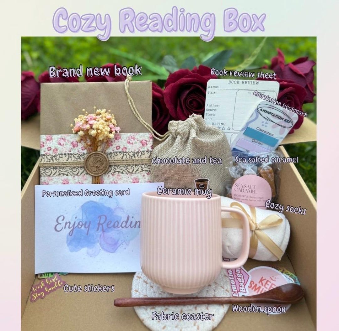 Personalize Book Box | Blind Date With a Book Box | Surprise Gift ...