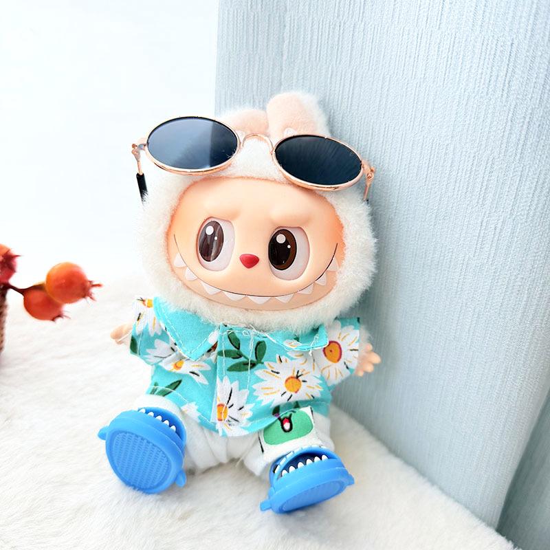 6.69" Labubu Beach Outfit, Handmade Popmart Doll Clothing, Cool Labubu ...