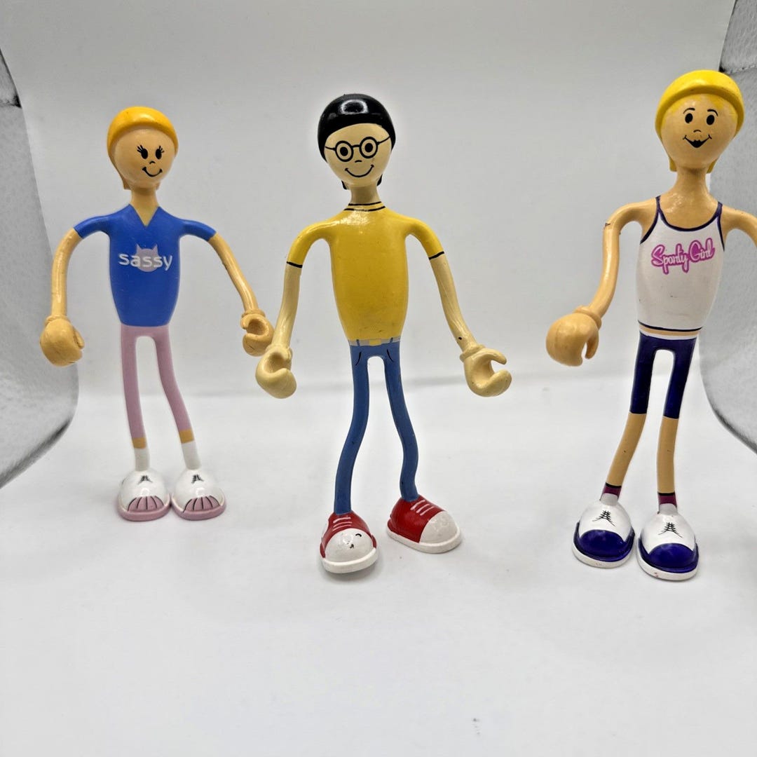 Kid Galaxy Bendos, Newt, Mindy, and Sporty Girl 5.75 Inch - Etsy