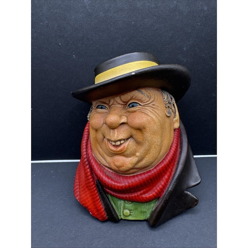 Vintage Bosson Chalkware Head - Etsy