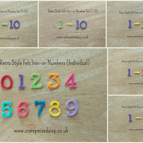 Advent Numbers - Etsy