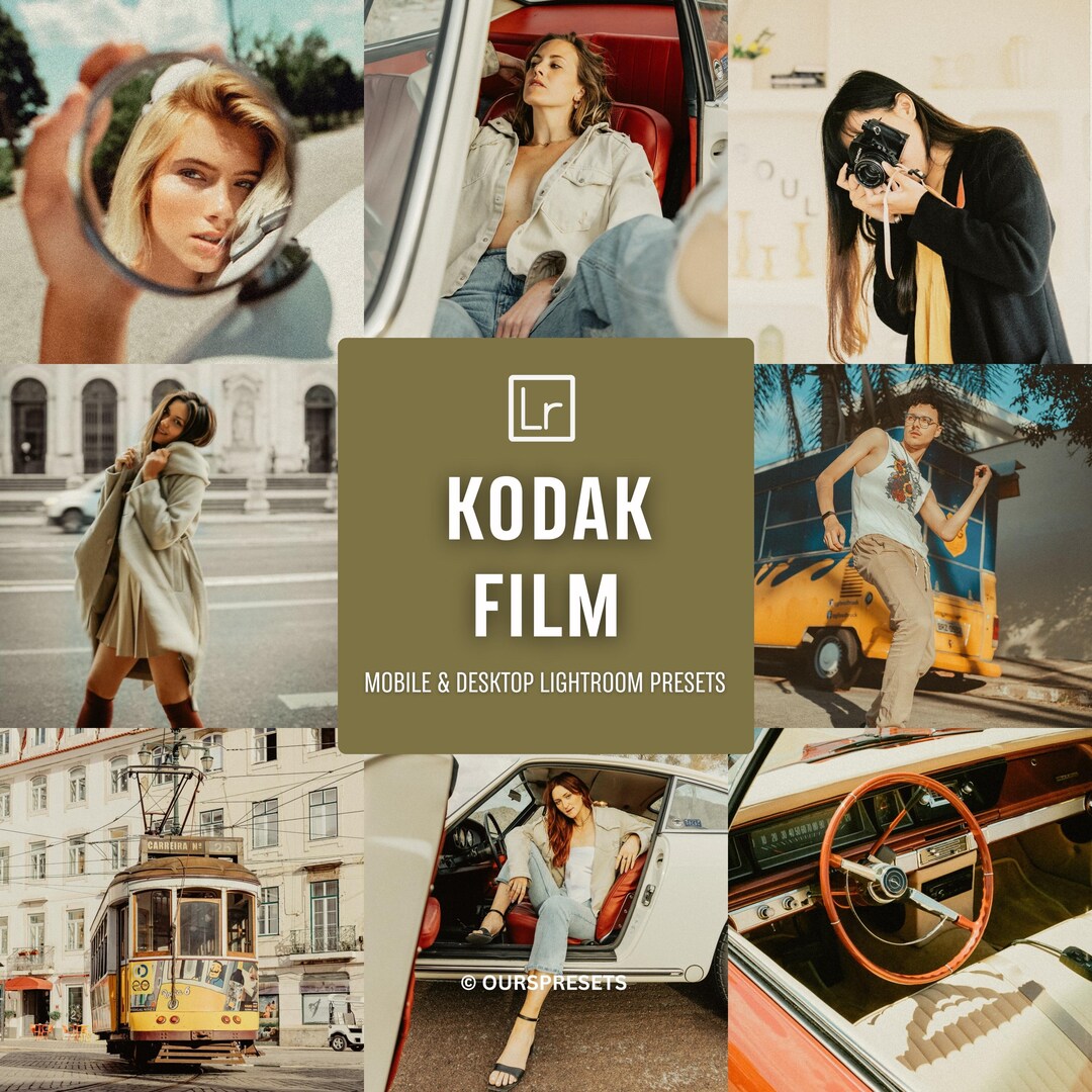 15 KODAK PORTRA FILM Lightroom Mobile & Desktop Preset,vintage Retro ...
