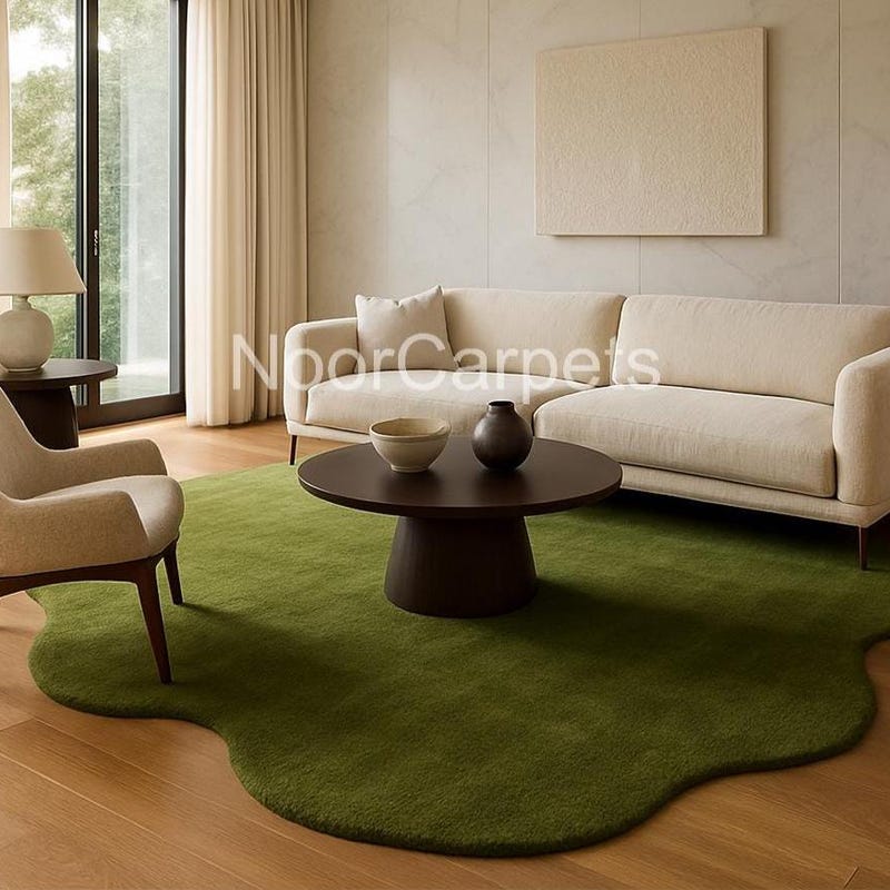 2x3 Purple and Green Rug - Etsy UK