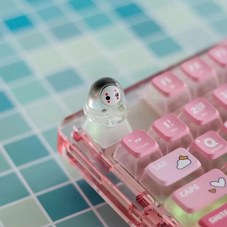 Ghost Keycap – Resin Keyboard Cap | Kawaii Artisan Keycap for Cherry MX ...