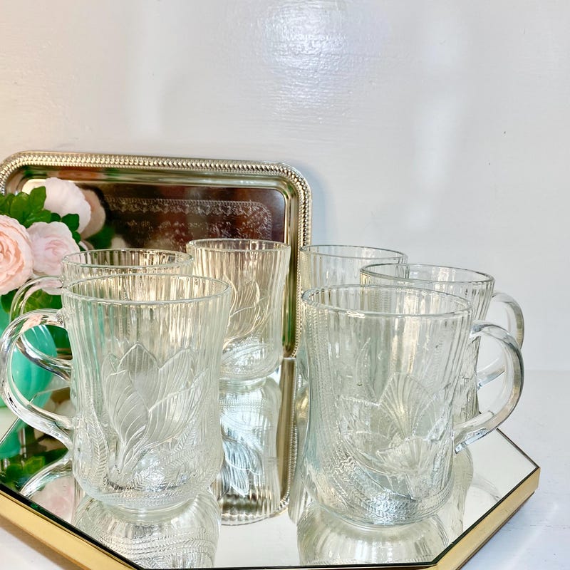 Glass Crocus Mugs - Etsy