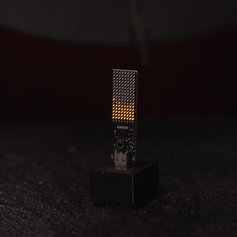 Cyberpunk LED Candle Lamp Flickering Flame Simulation Mood Light Night ...