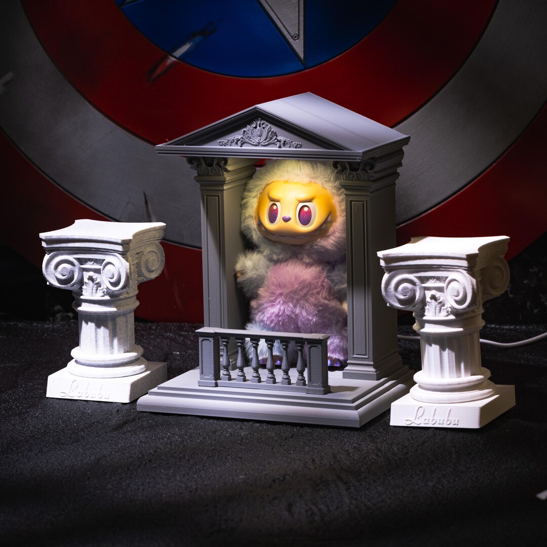 Roman Balcony Display Stand Mini Figure Diorama Shelf Decor Gift ...