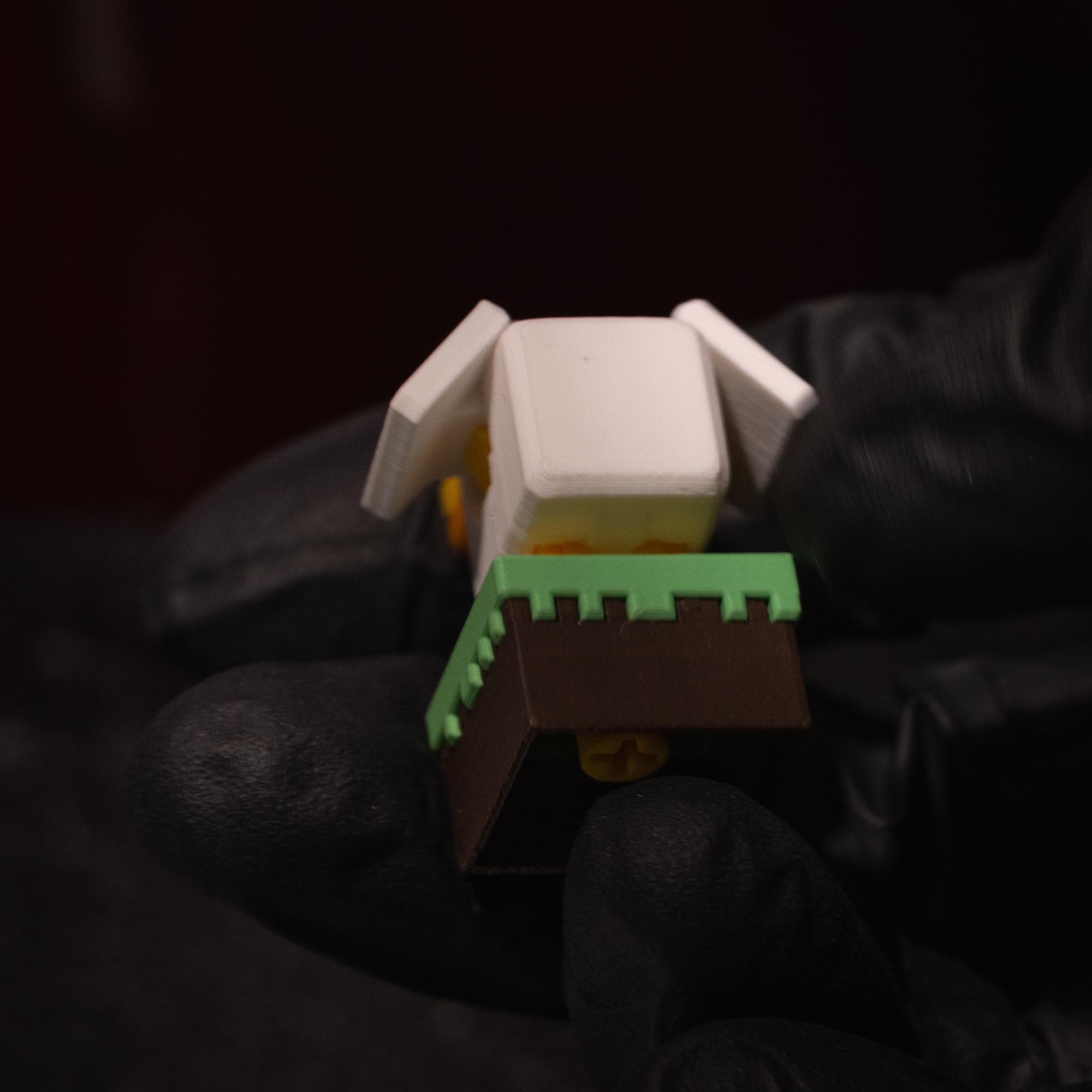 Handmade Minecraft Chicken Keycap for Cherry MX Keyboard With Movable ...