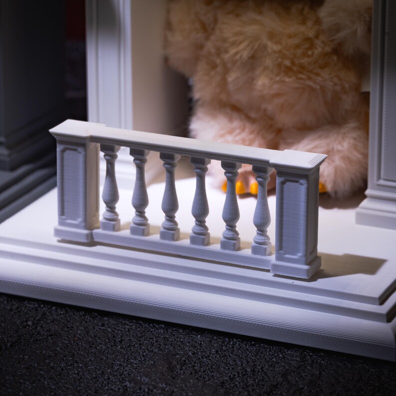 Roman Balcony Display Stand Mini Figure Diorama Shelf Decor Gift ...