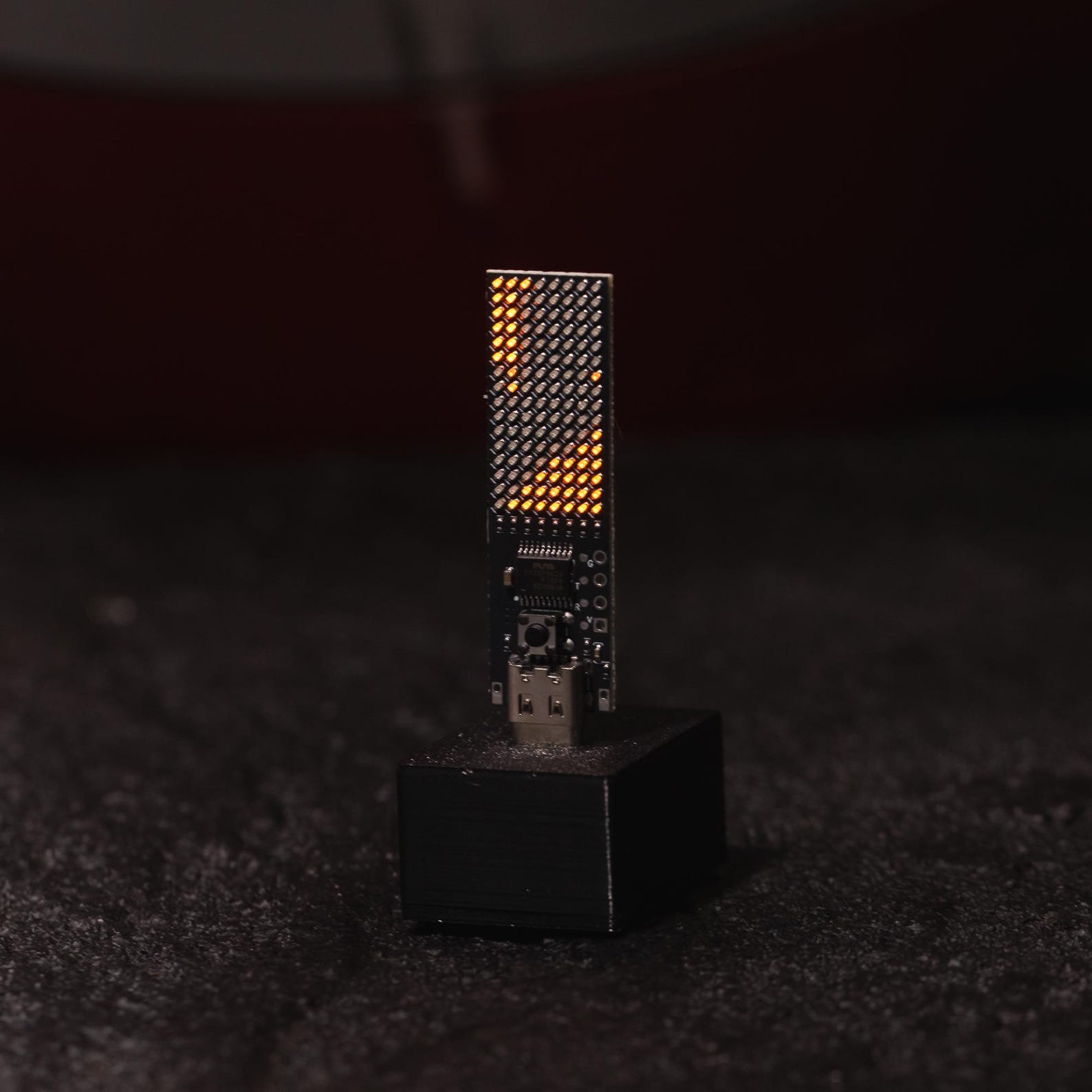 Cyberpunk LED Candle Lamp Flickering Flame Simulation Mood Light Night ...