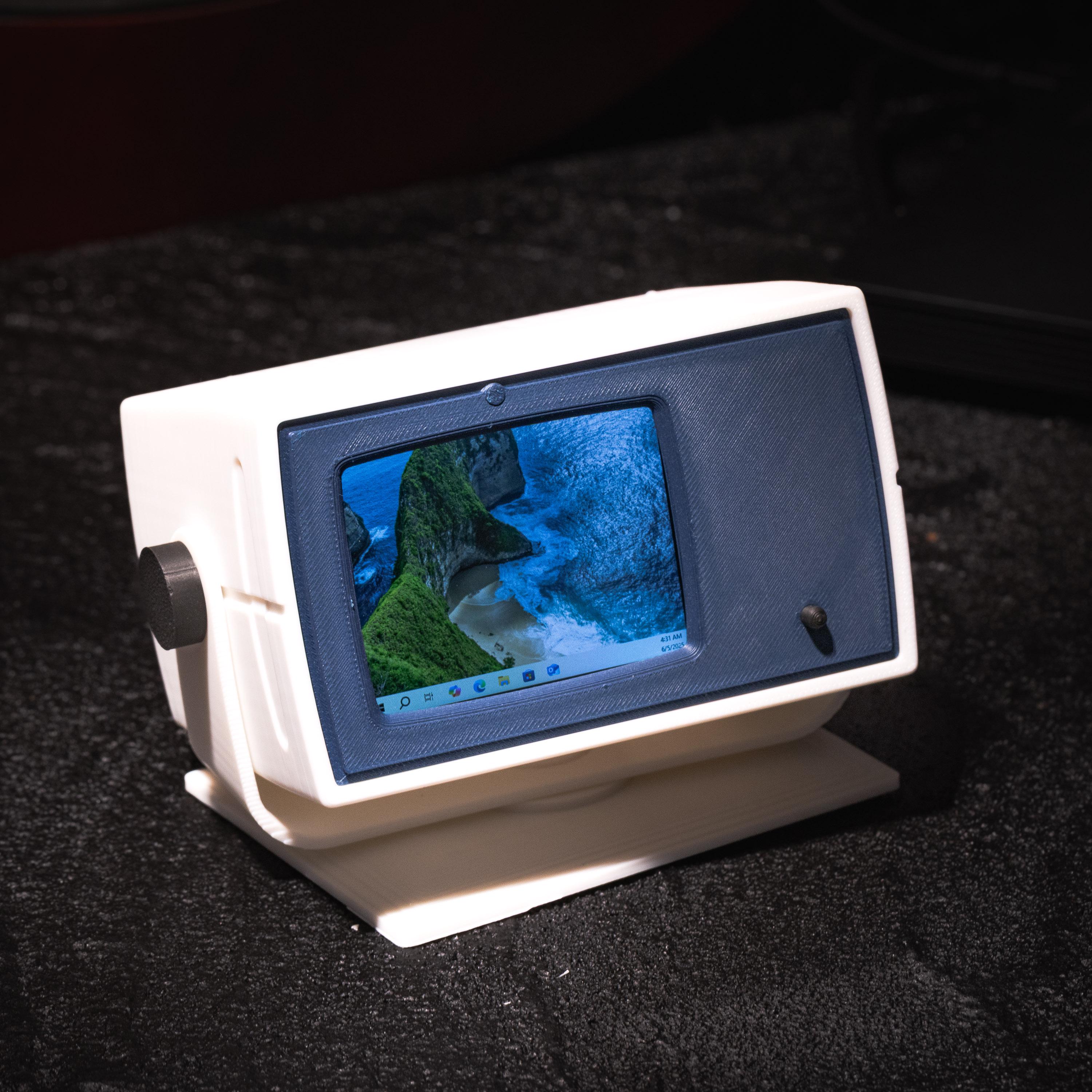 Retro Monitor Mini External Display Computer Terminal Windows PC HDMI ...