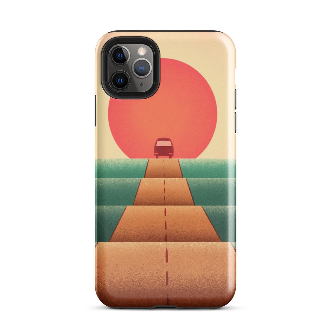 MAK Sunset Road T2 Pop-top Camper Van Bus Tough Phone Case for Iphones ...