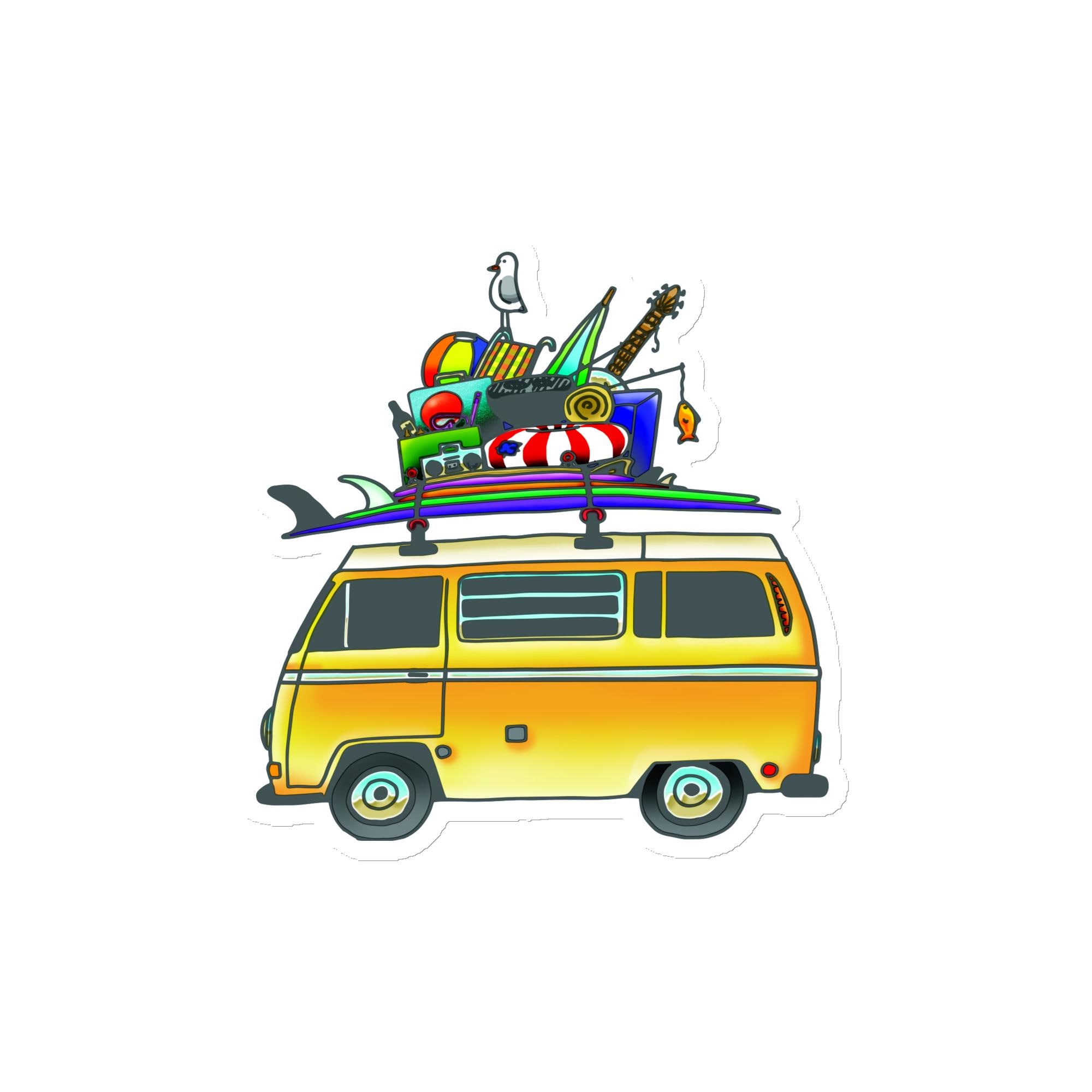 RAD Bus T2 Pop-top Westy Camper Van Fridge Refrigerator Magnet - Etsy