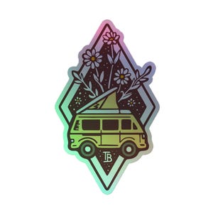 Tanja B Bloom T2 Pop-top Camper Van Bus & Flowers Inspired Indoor ...