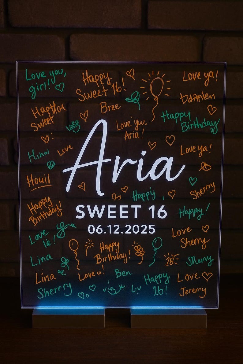 Custom Neon LED Sign (large) | Logo, Wedding, Graduation, Sweet 16 ...