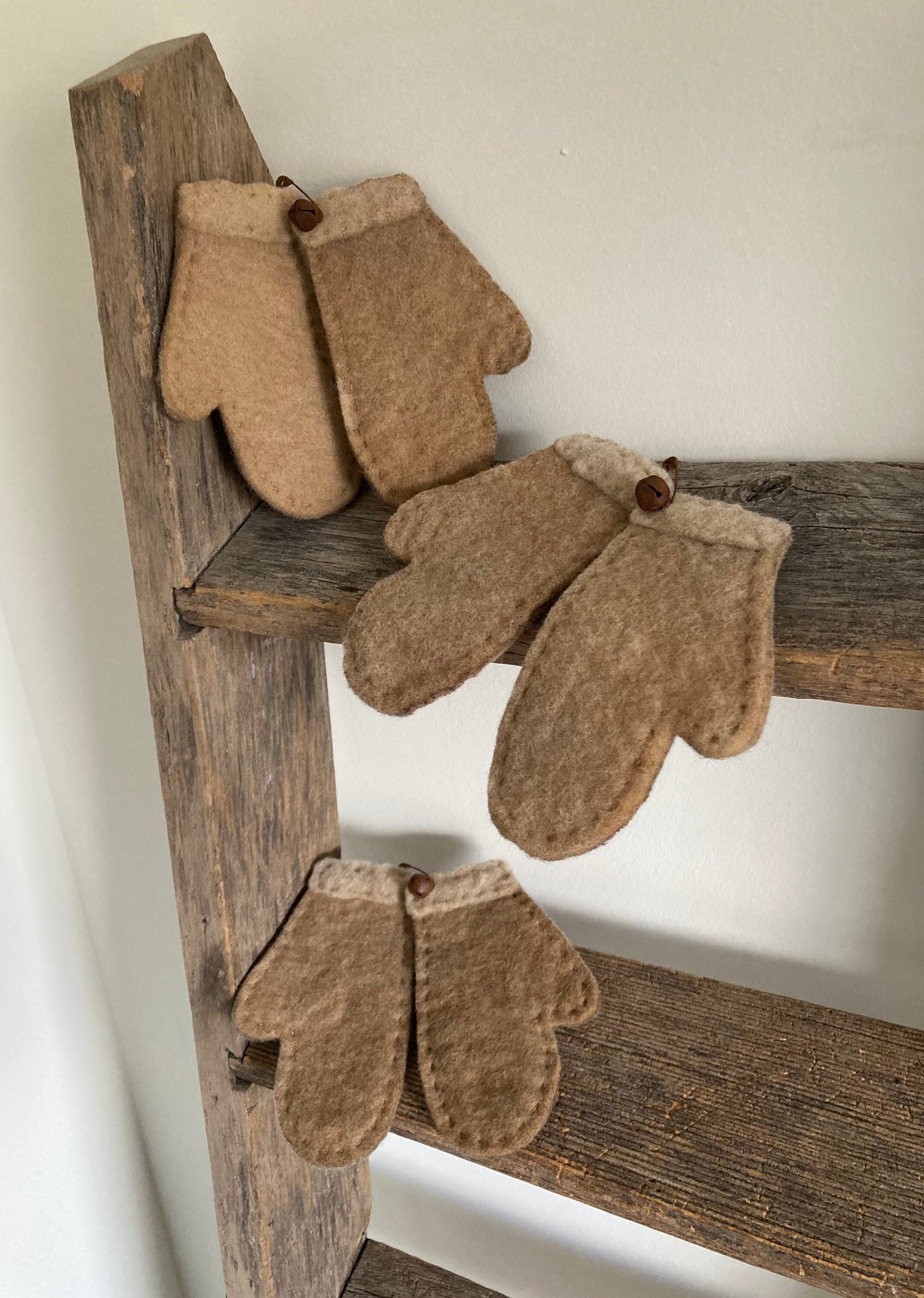 Primitive Wool Mittens - Etsy