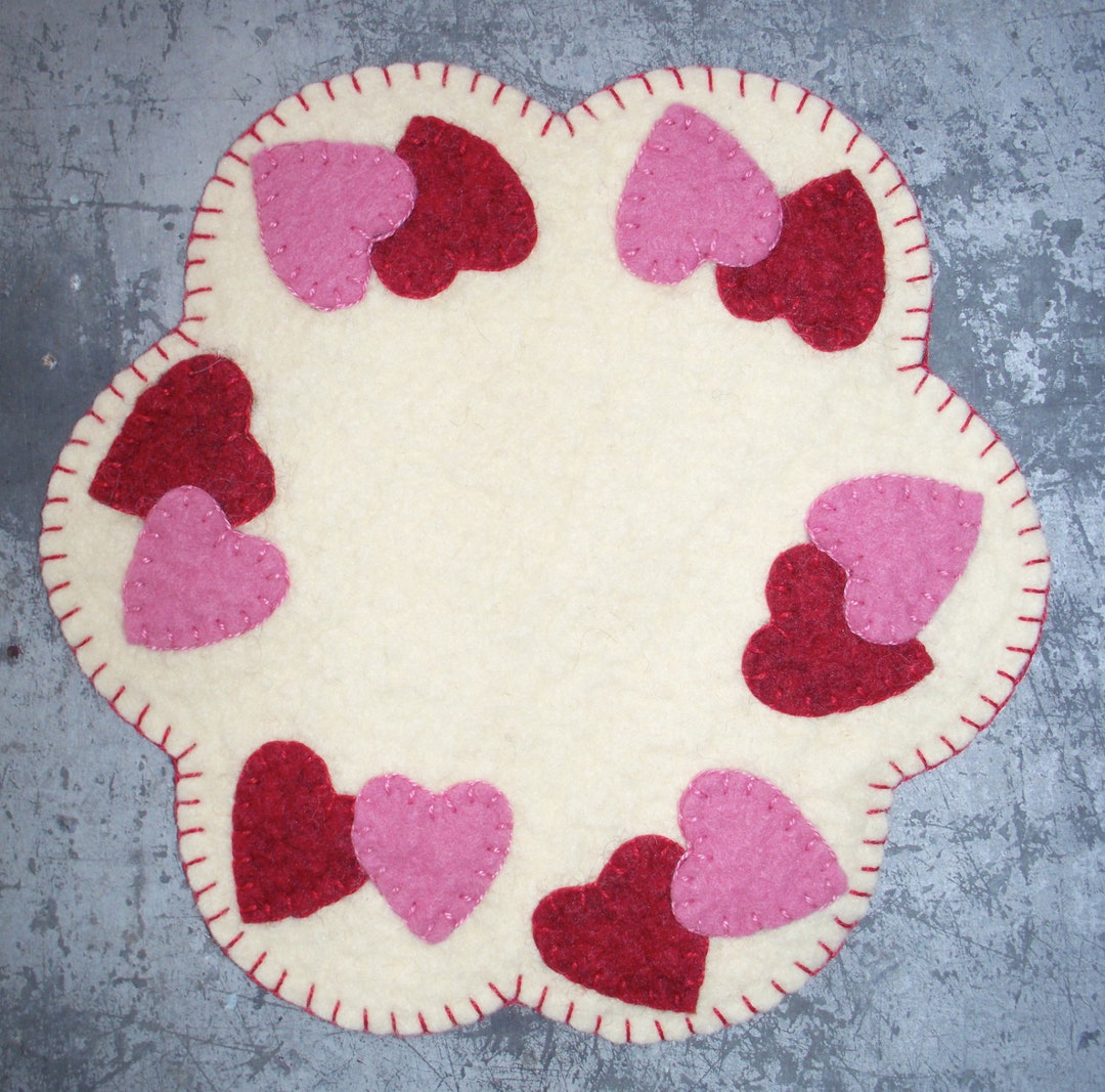 Mini Hearts Candle Mat Kit - Etsy
