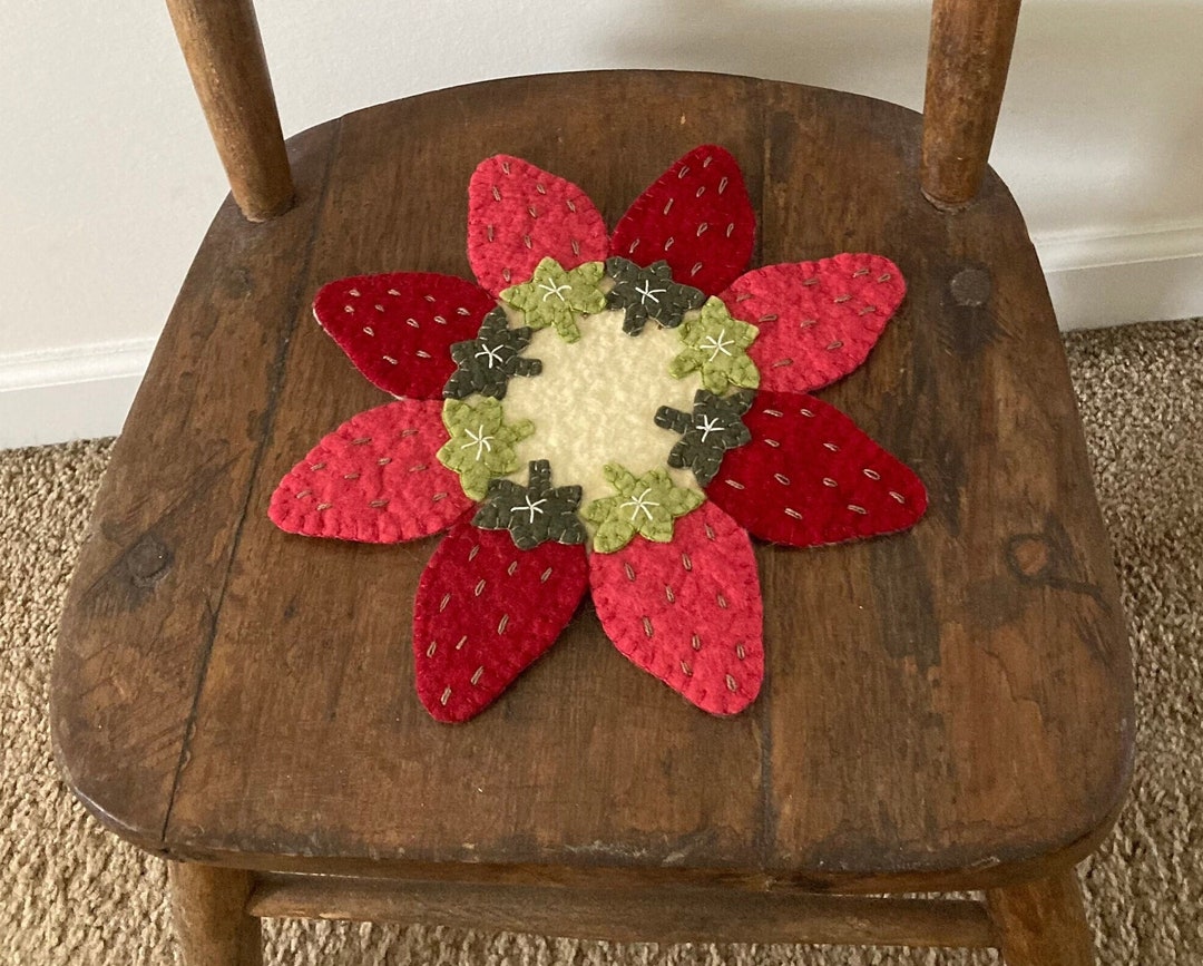 Strawberry Candle Mat Pattern - Etsy