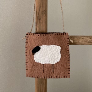 Prim Sheep Door Pocket - Etsy