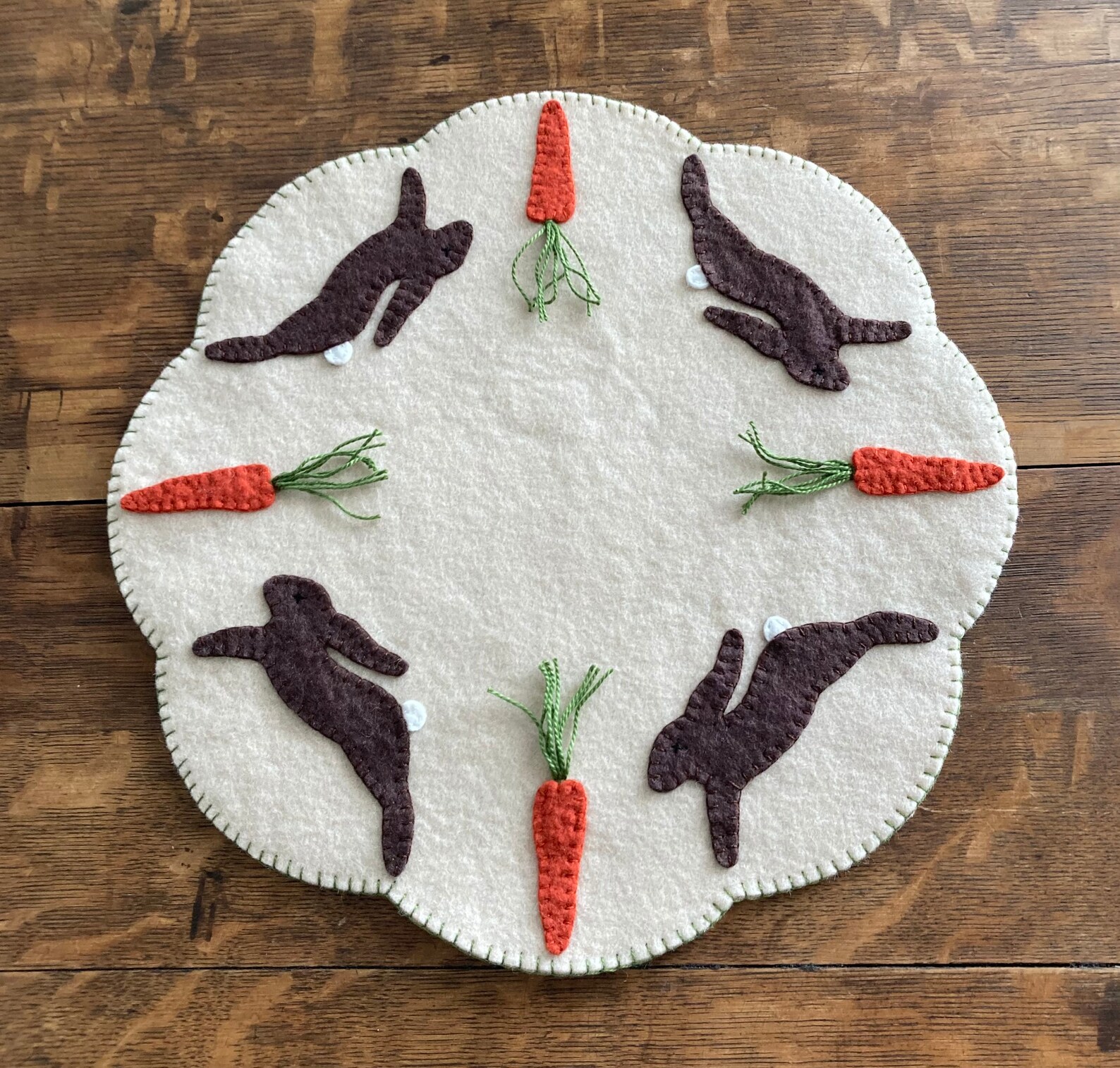 Primitive Easter Candle Mat - Etsy