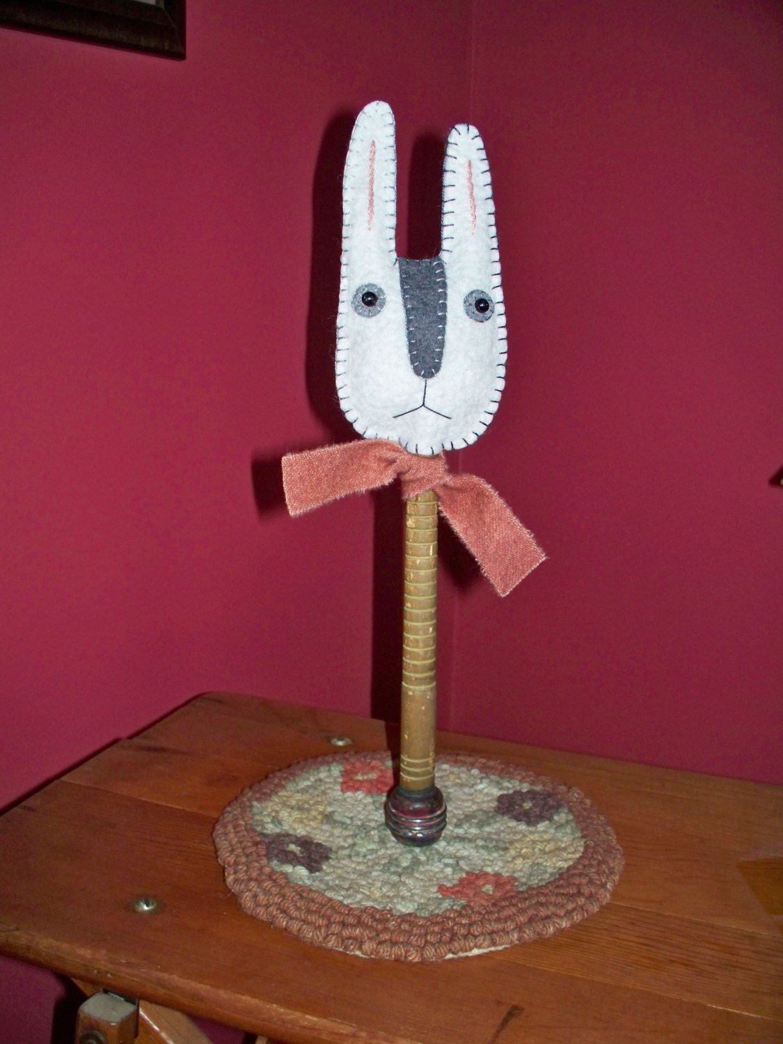 Rabbit Folk Spool | Etsy