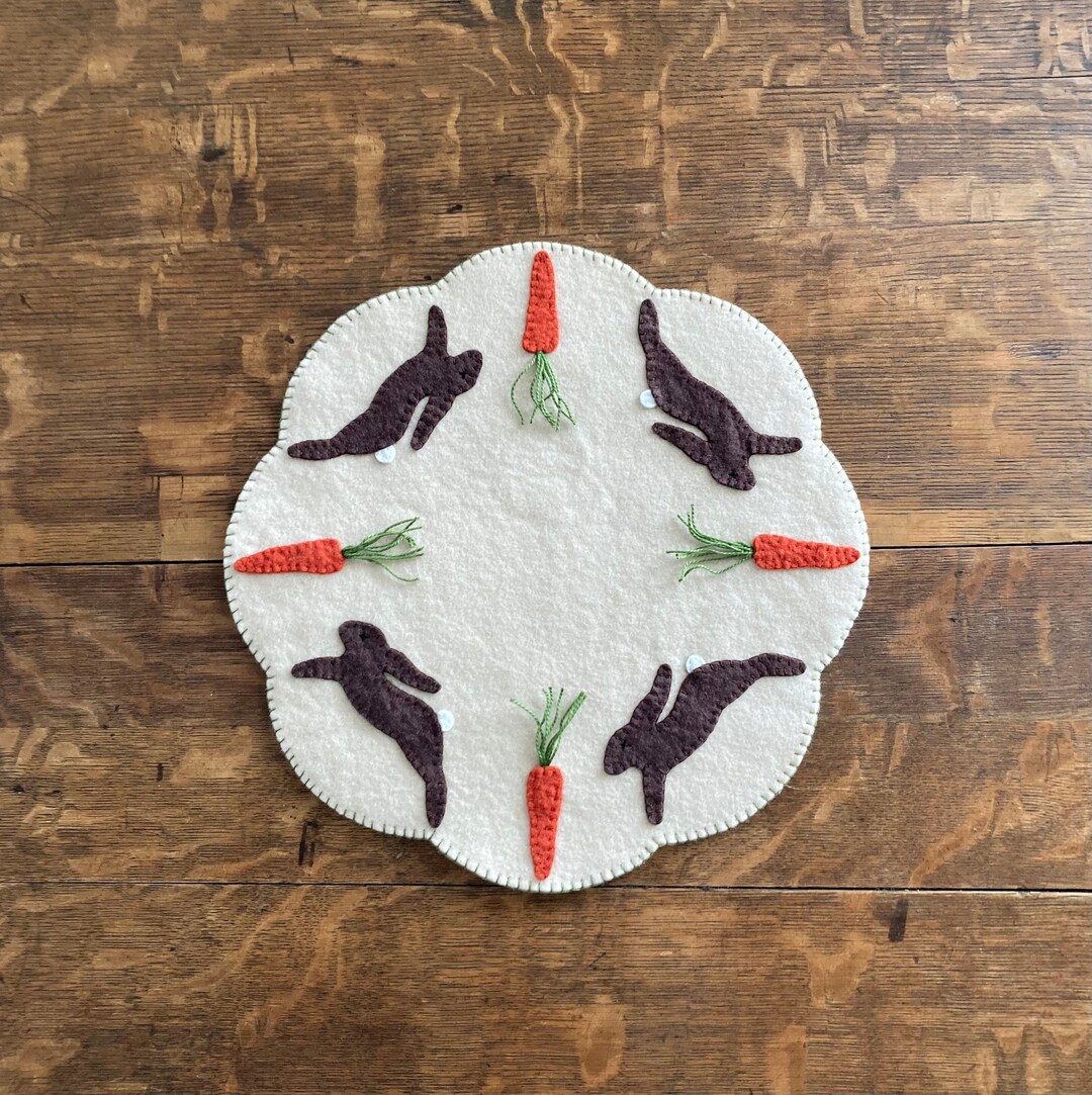 Primitive Easter Candle Mat - Etsy
