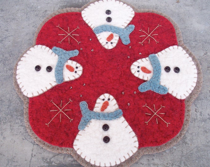 January Penny Mat Pattern | Etsy