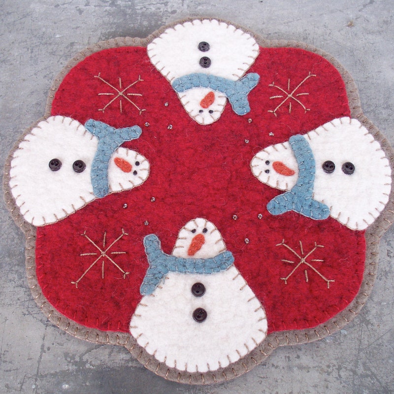 Penny Rug Pattern - Etsy