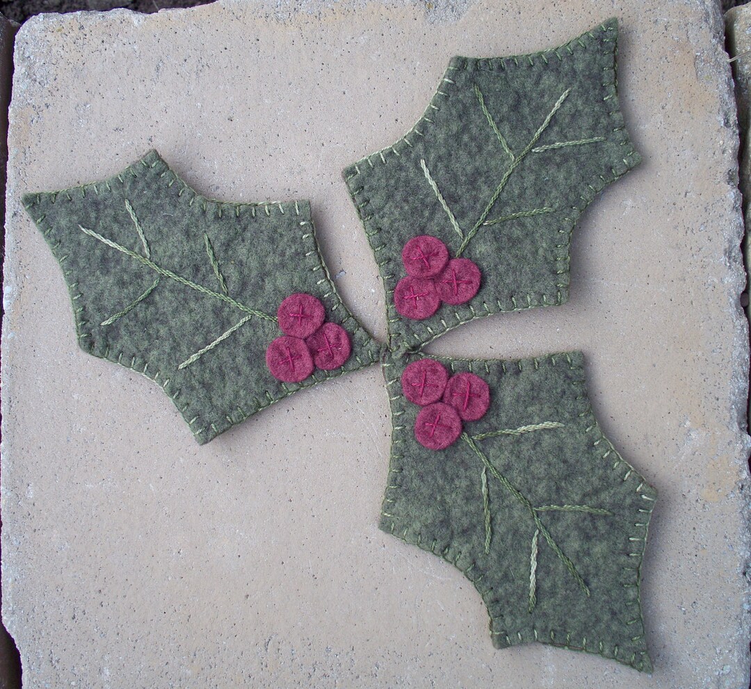 Winter Solstice Wool Felt Table Mat - Etsy