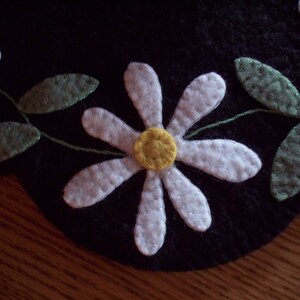 Wool Felt Daisy Table Mat - Etsy