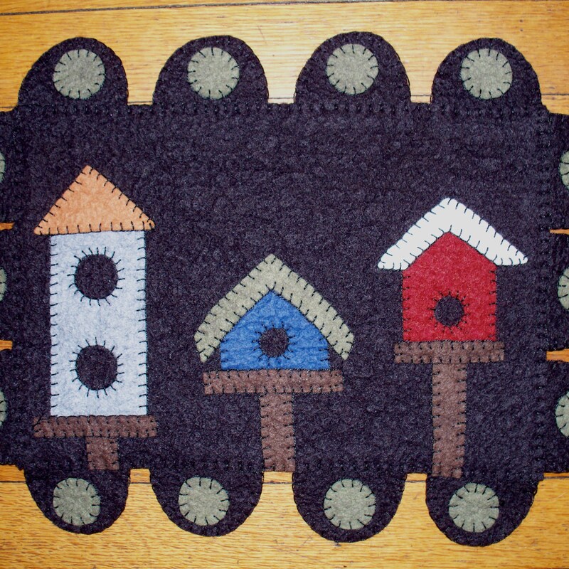 Felt Birdhouse - Etsy