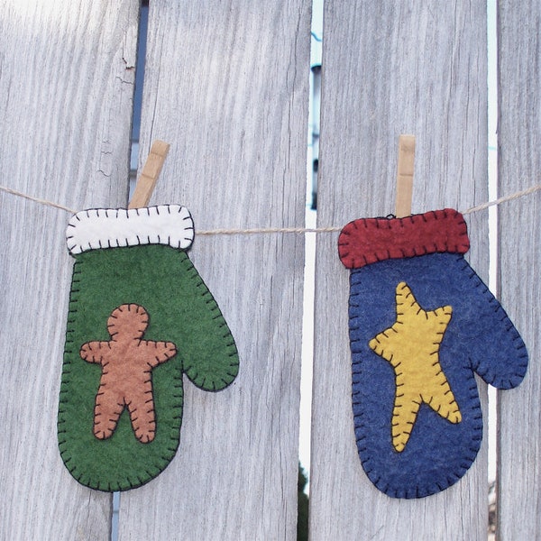 Mitten Garland - Etsy