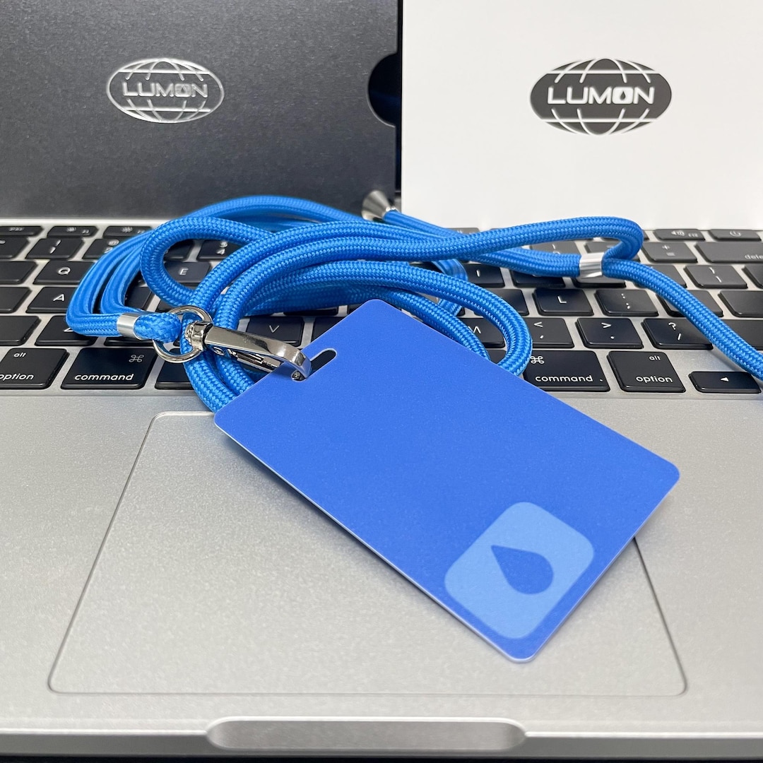 Severance Lumon Industries Key Card With Lanyard, Macrodata Blue ...