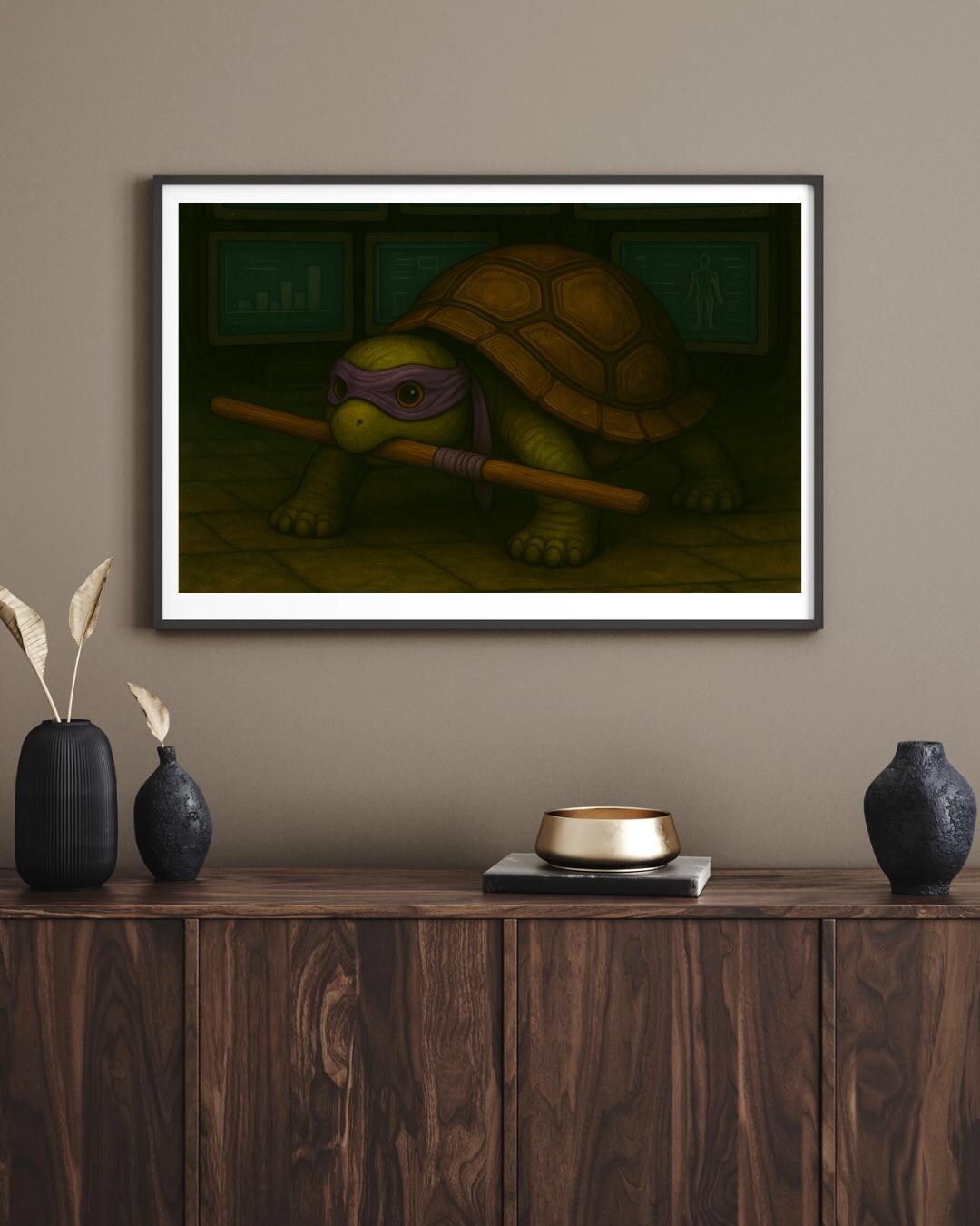 Ninja Turtle Art Print: Cyber Sewer Hero (digital Download) - Etsy