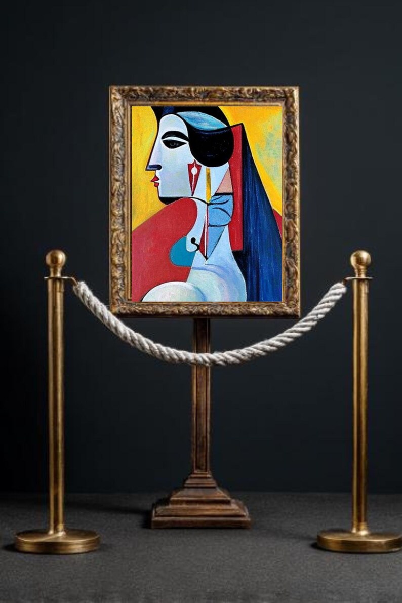 Guernica Pablo Picasso Wall Art, Cubic Painting Portrait, Unique ...